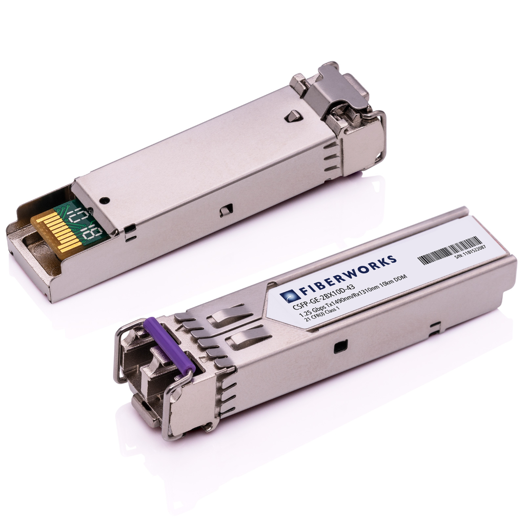 CSFP Dual BiDi, GigE, DDM, SM, 10km TX/RX=1490/1310nm, 13dB, LC ...